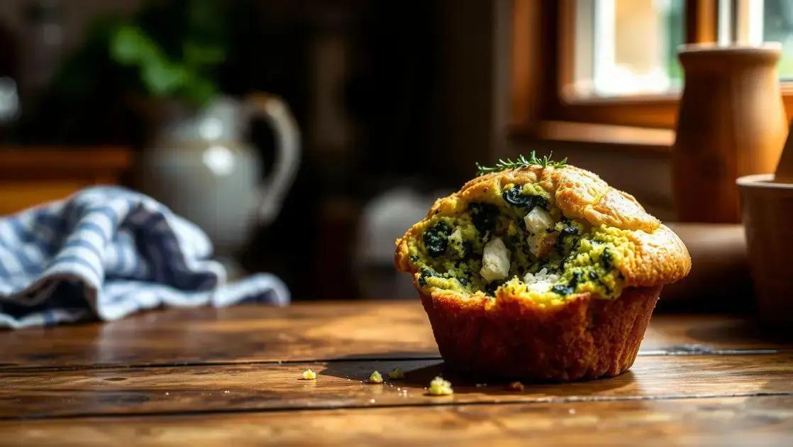 Muffin salgado de espinafre e ricota: leve, prático e irresistível para ...