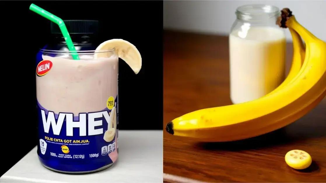Shake de whey com banana congelada e aveia: energia, saciedade e sabor ...